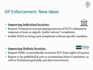 Regulatory Enforcement of UK Data Protection | PPTX