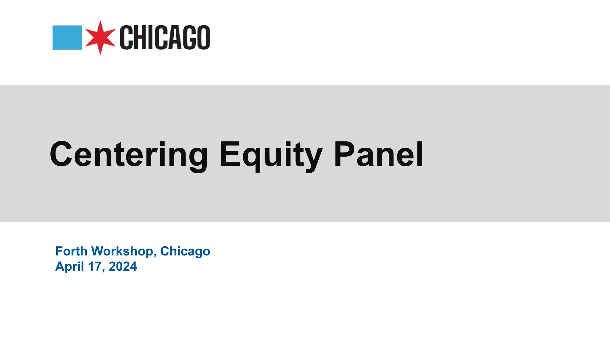 Centering Equity Panel by Samantha Bingham | PPTX