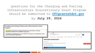 Charging Fueling & Infrastructure (CFI) Program by Kevin Miller | PPT