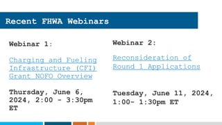 Charging Fueling & Infrastructure (CFI) Program by Kevin Miller | PPT