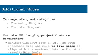 Charging Fueling & Infrastructure (CFI) Program by Kevin Miller | PPT