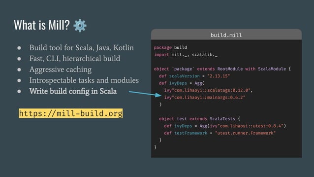 Scala.IO 2024: Mill builds in Scala 3, a migration story | PPT