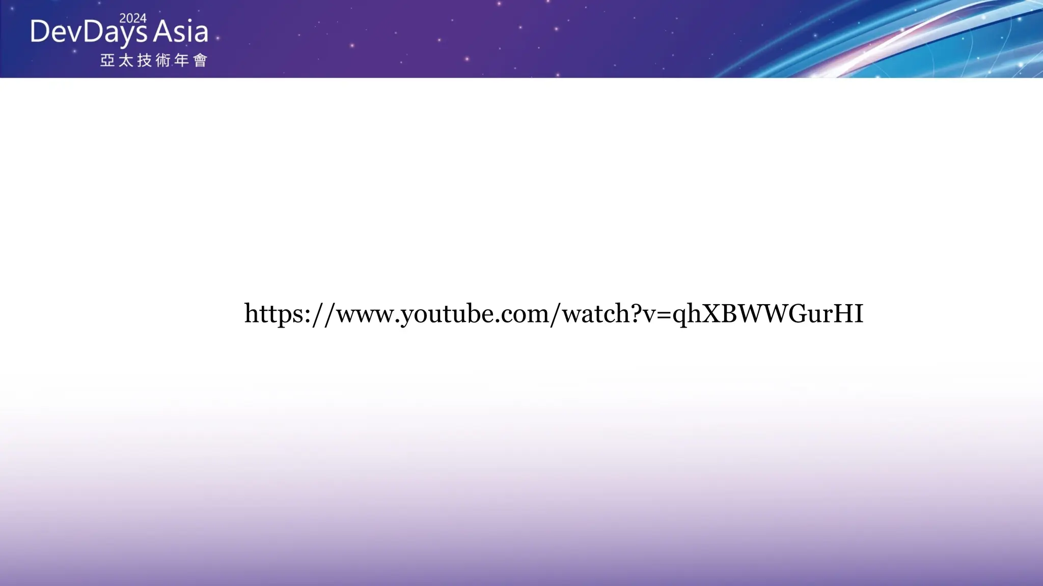 DevDays Asia 2024 Demo LangChain 與 Azure | PPT