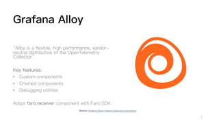 Grafana Alloy Best Practice presented in COSCUP 2024 | PDF