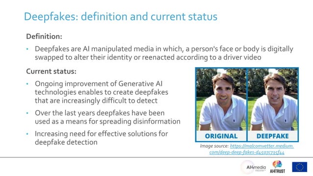 Explainable Deepfake Image/Video Detection | PPTX | Photo Editing Software | Computer Software ...