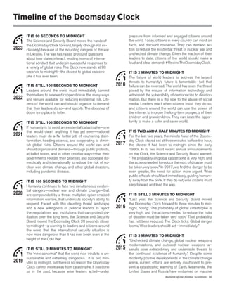 Bulletin of the Atomic Scientisits 2024-Doomsday-Clock-Statement | PDF