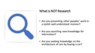 Research Methodology and Tips on Better Research | PPT