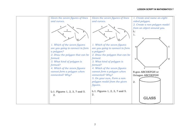 2024-LESSONEXEMPLAR-G7-NMP-WEEK1-DAY1.pdf | Educational Assessment | Education