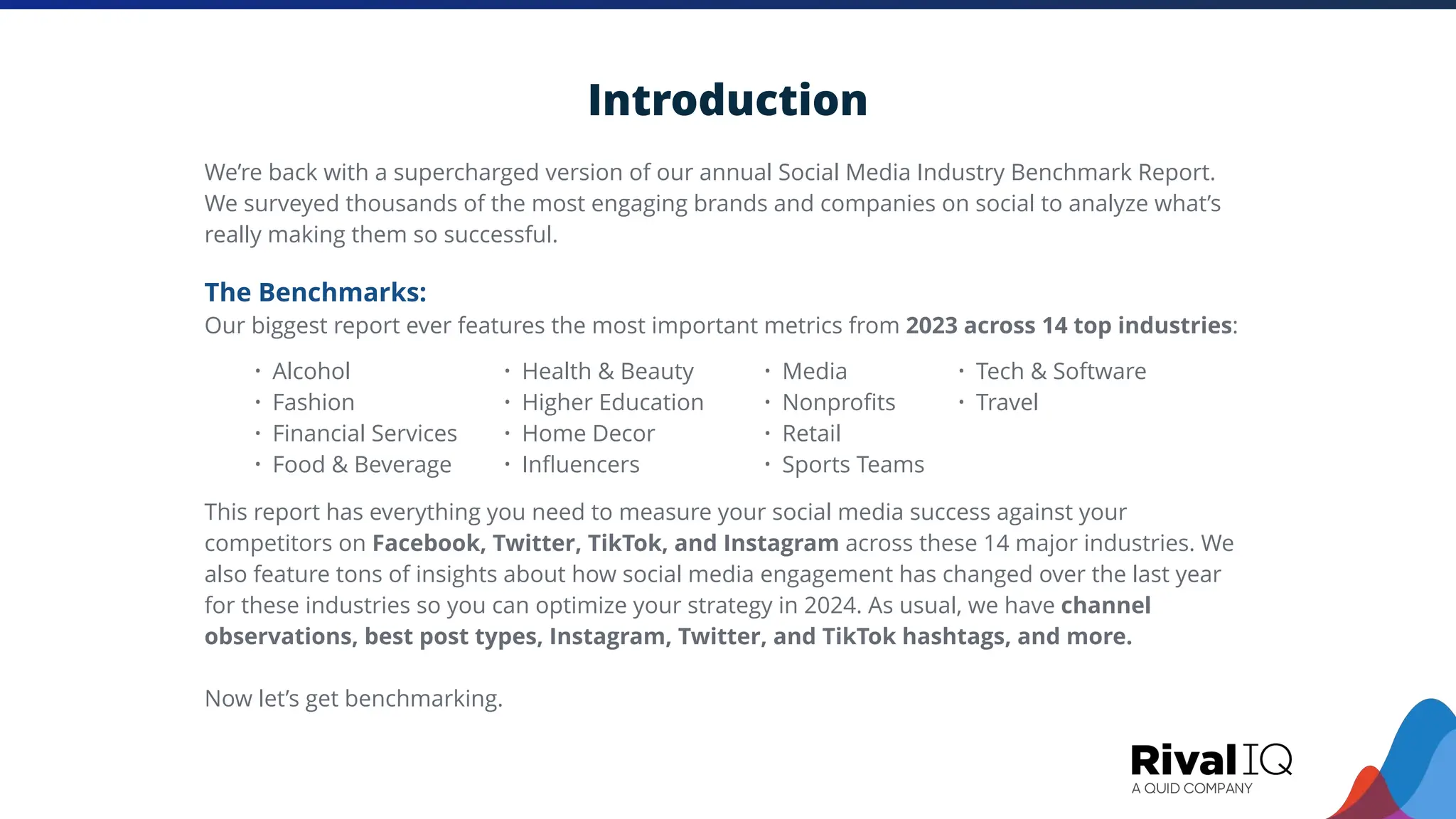 Báo cáo Social Media Benchmark 2024 cho dân Marketing | PDF