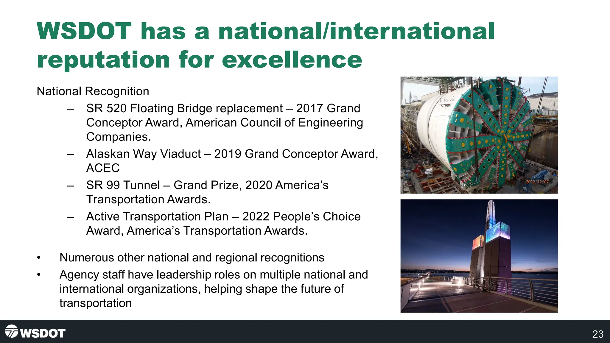 WSDOT 2024 State of Transportation Report | PPT