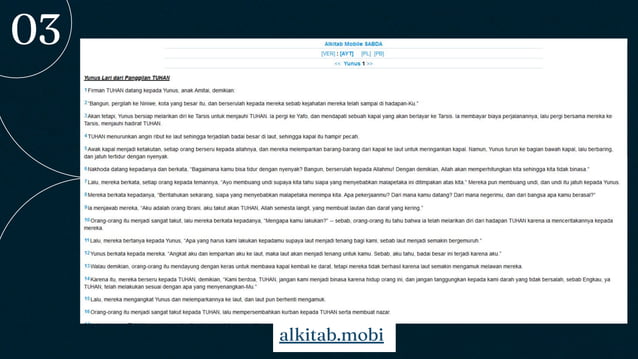 Daftar Bahan Penunjang Bedah Kitab Yunus | PDF