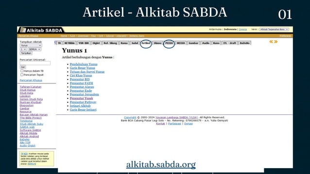 Daftar Bahan Penunjang Bedah Kitab Yunus | PDF