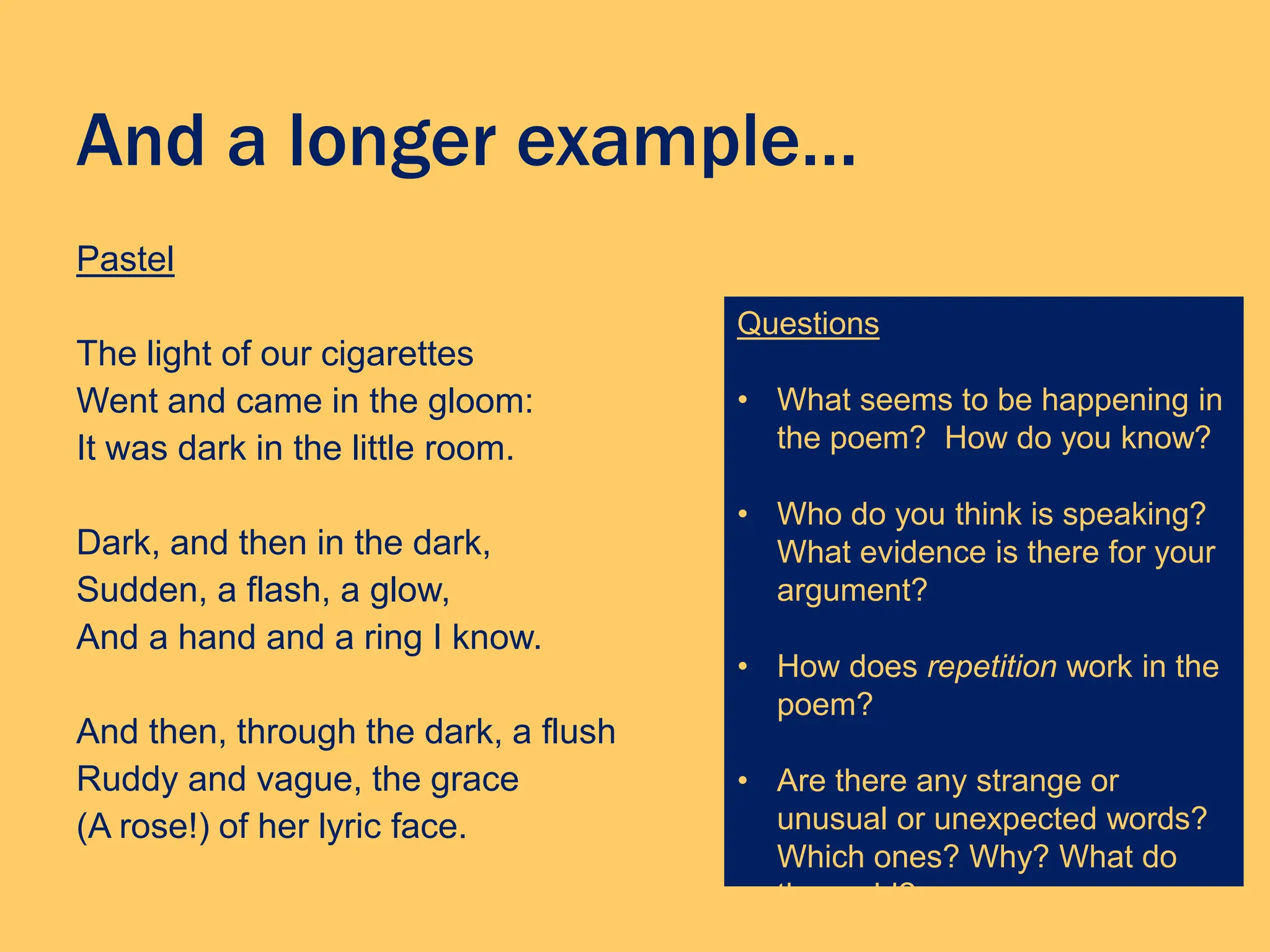 How to Read a Poem- Close reading and practical criticism | PPT