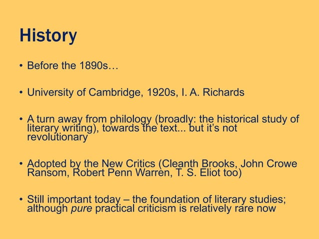 How to Read a Poem- Close reading and practical criticism | PPT