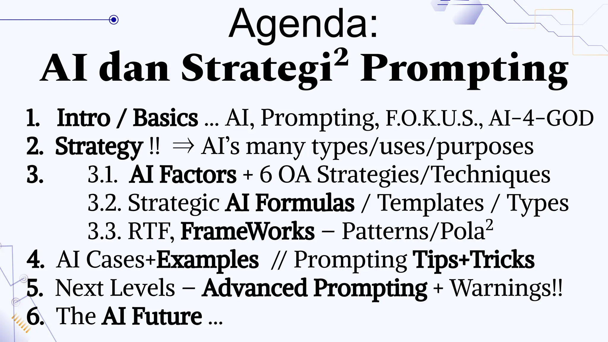 Seminar Seri Ai Talks: AI dan Strategi-strategi Prompting | PDF