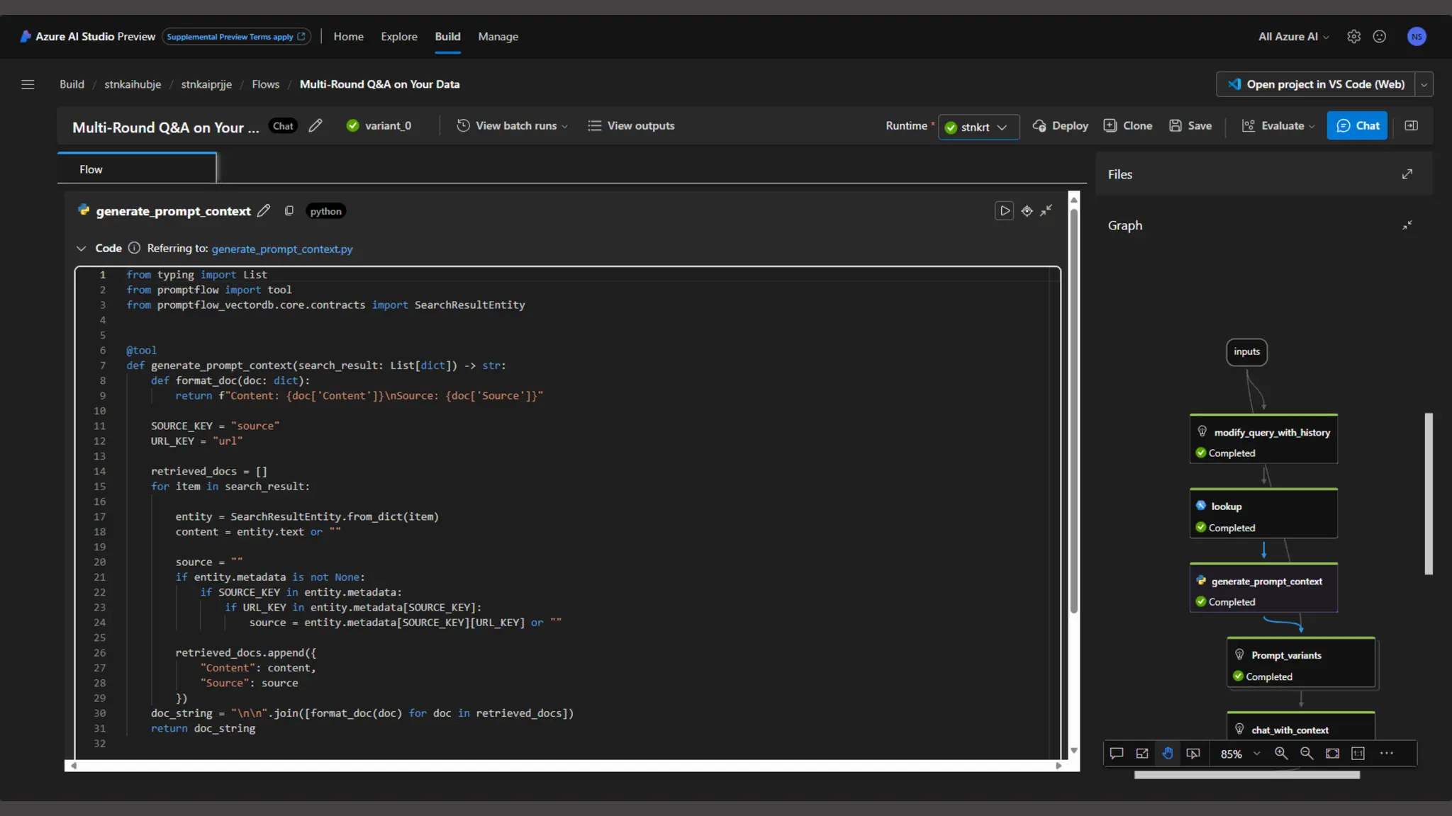LLMOps with Azure Machine Learning prompt flow | PDF