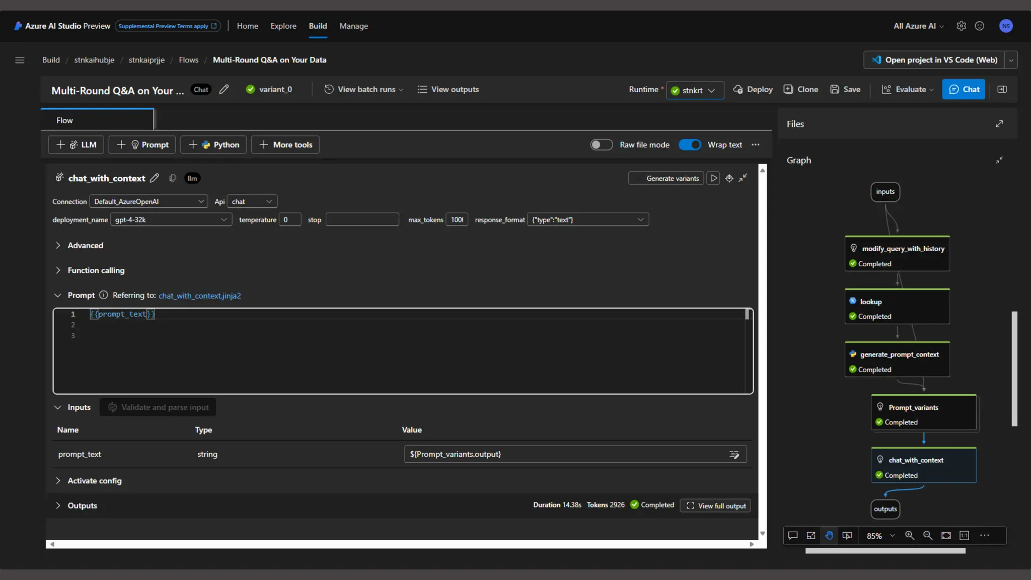 LLMOps with Azure Machine Learning prompt flow | PDF