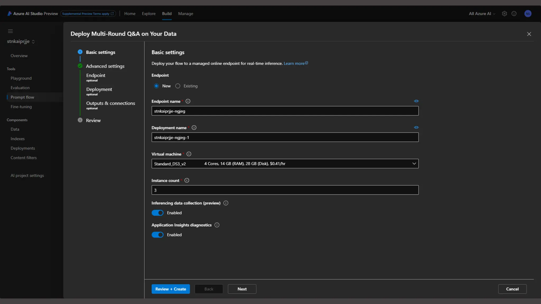 LLMOps with Azure Machine Learning prompt flow | PDF