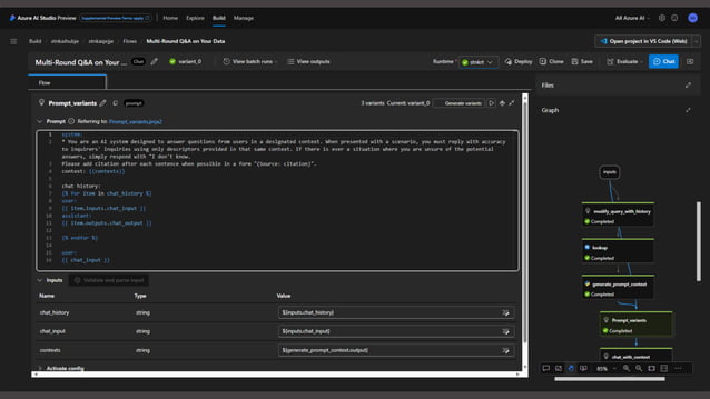 LLMOps with Azure Machine Learning prompt flow | PDF