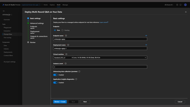 LLMOps with Azure Machine Learning prompt flow | PDF