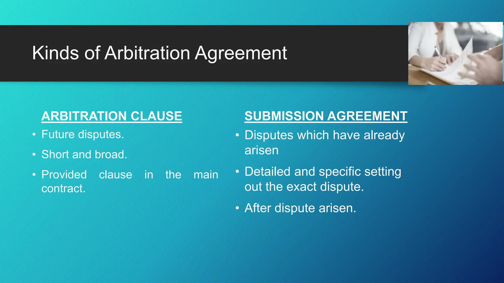 ADR Presentation - Arbitration Agreement.pptx