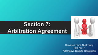 ADR Presentation - Arbitration Agreement.pptx