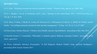 health care chatbot using data science with python | PPTX