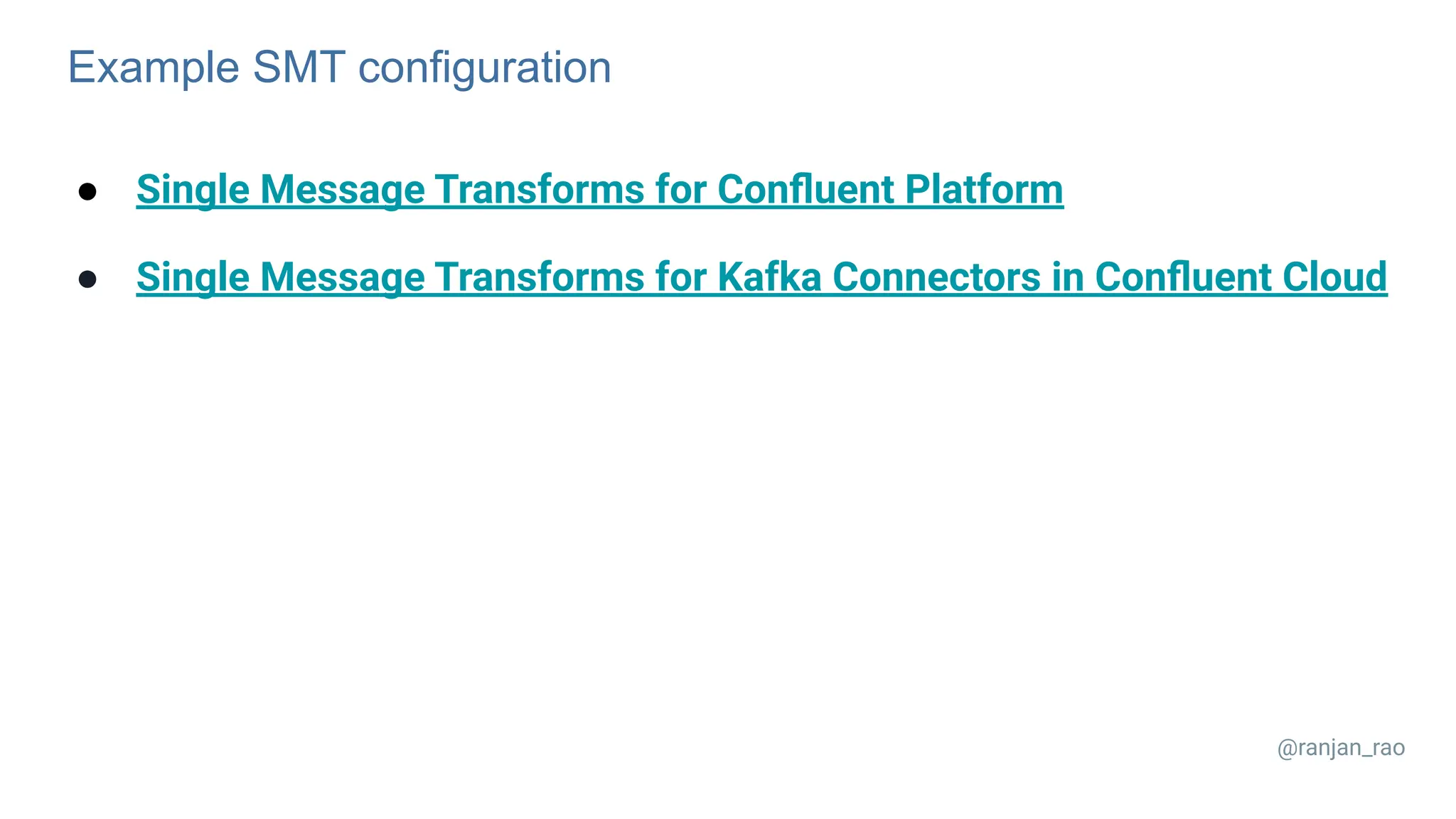 Transforming Data Streams With Kafka Connect An Introduction To Single