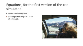 20240319 Car Simulator Plan.pptx . Plan for a JavaScript Car Driving ...