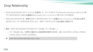 Direct QueryのカスタムSQL（Qlik Tips ～ Qlik を使いこなす！スキルアップ勉強会） | PPTX