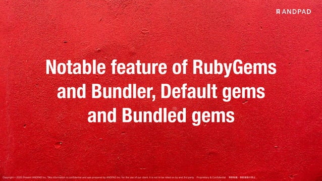 Long journey of Ruby standard library at RubyConf AU 2024 | PPT