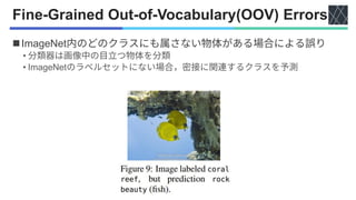 論文紹介：Automated Classification of Model Errors on ImageNet | PPT