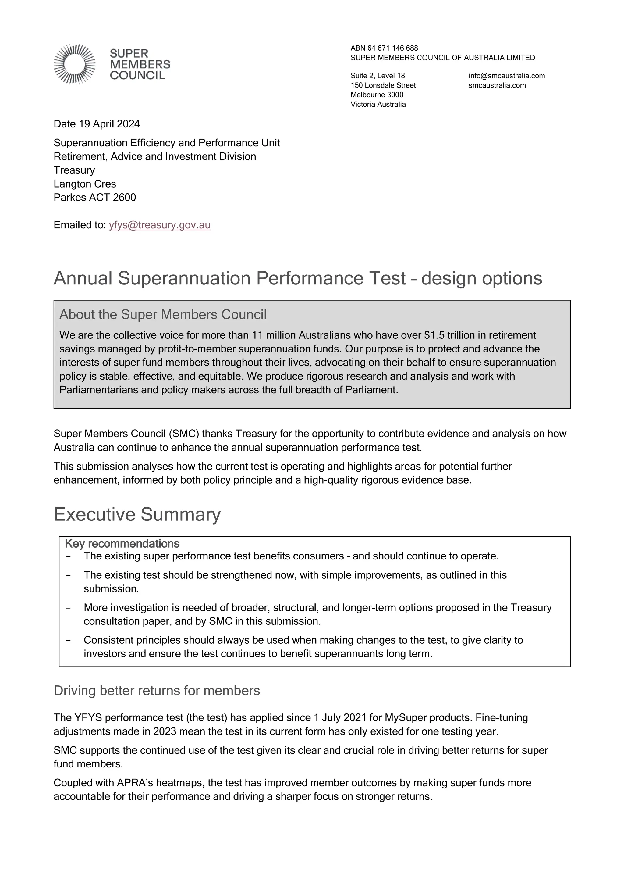 20240419-SMC-submission-Annual-Superannuation-Performance-Test-–-design ...