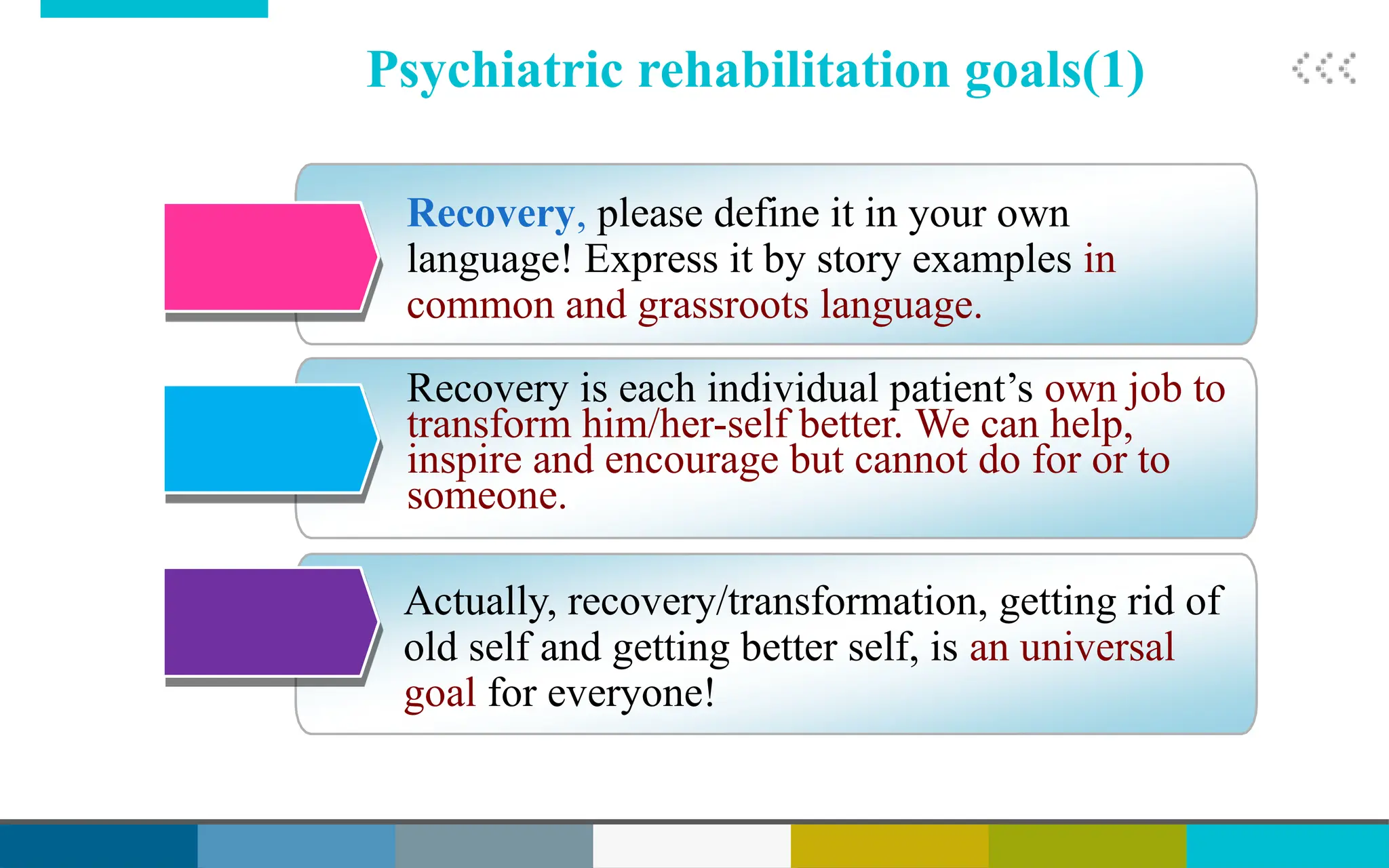 What Matter Psychiatric Rehab for Mental Illness | PPTX