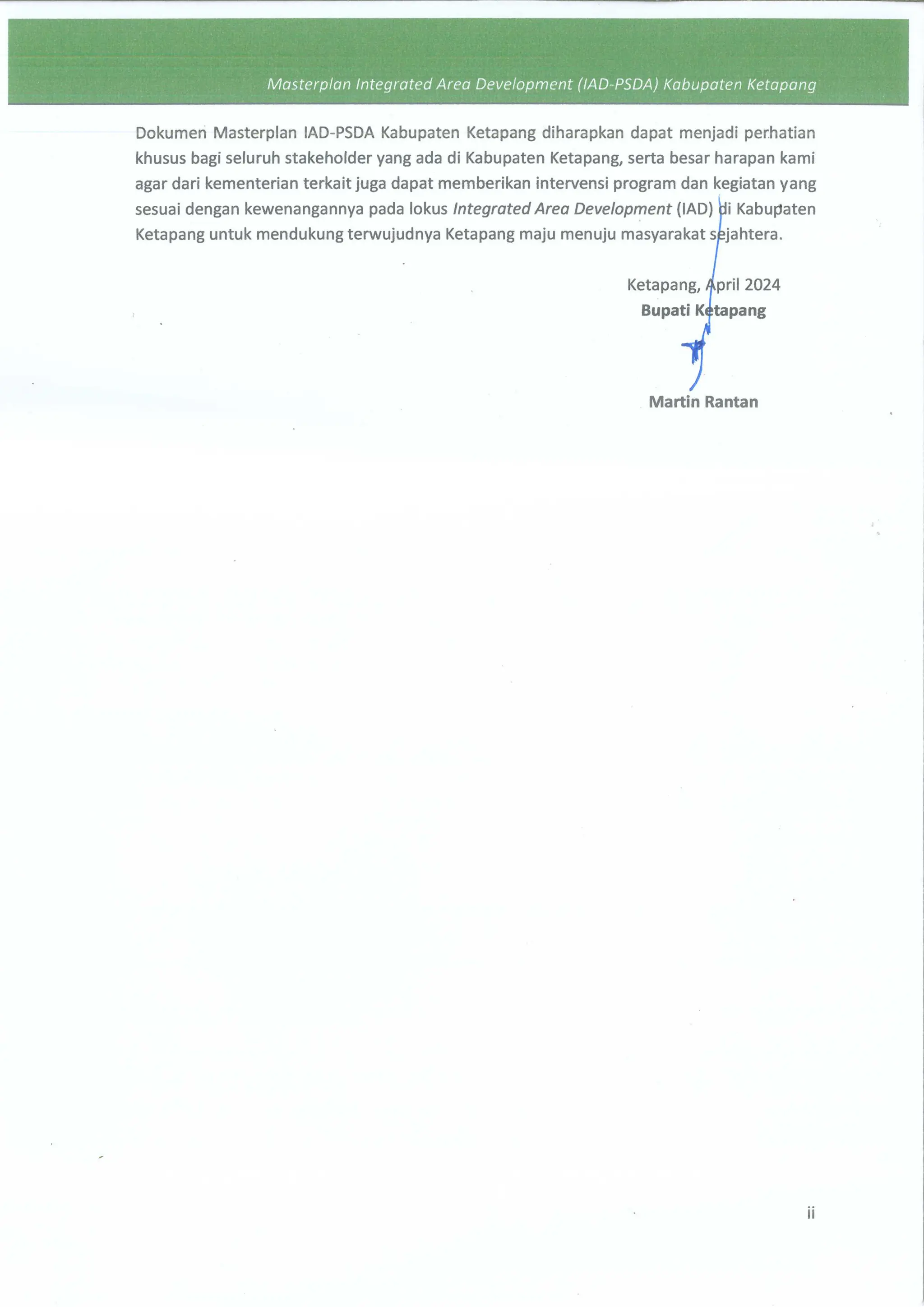 Masterplan IAD-PSDA Kabupaten Ketapang Provinsi Kalimantan Barat | PDF