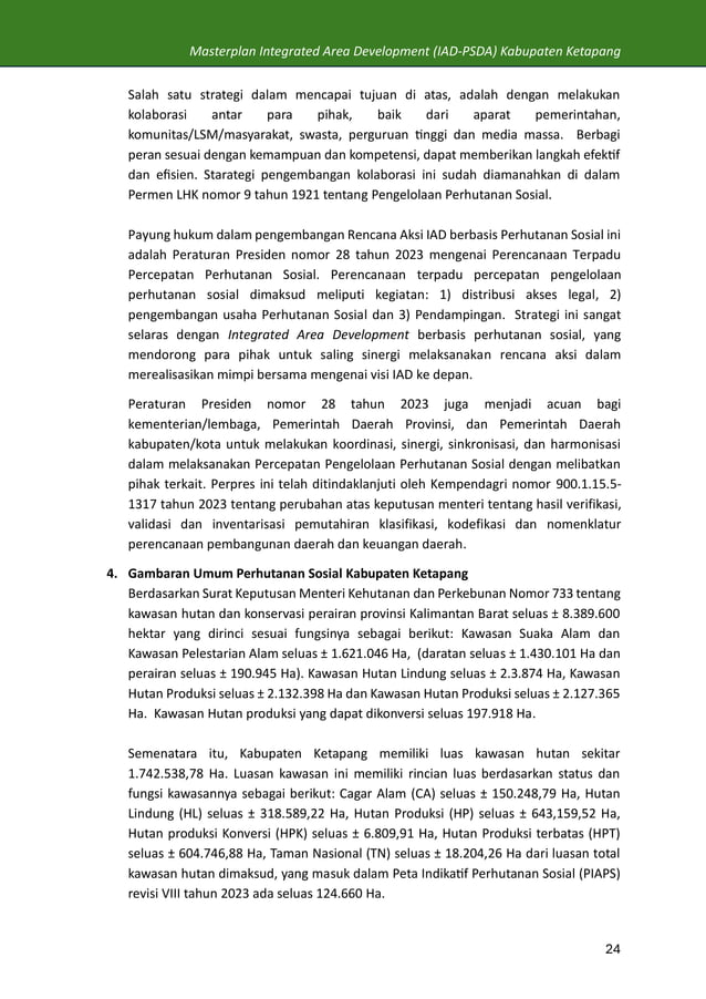 Masterplan IAD-PSDA Kabupaten Ketapang Provinsi Kalimantan Barat | PDF