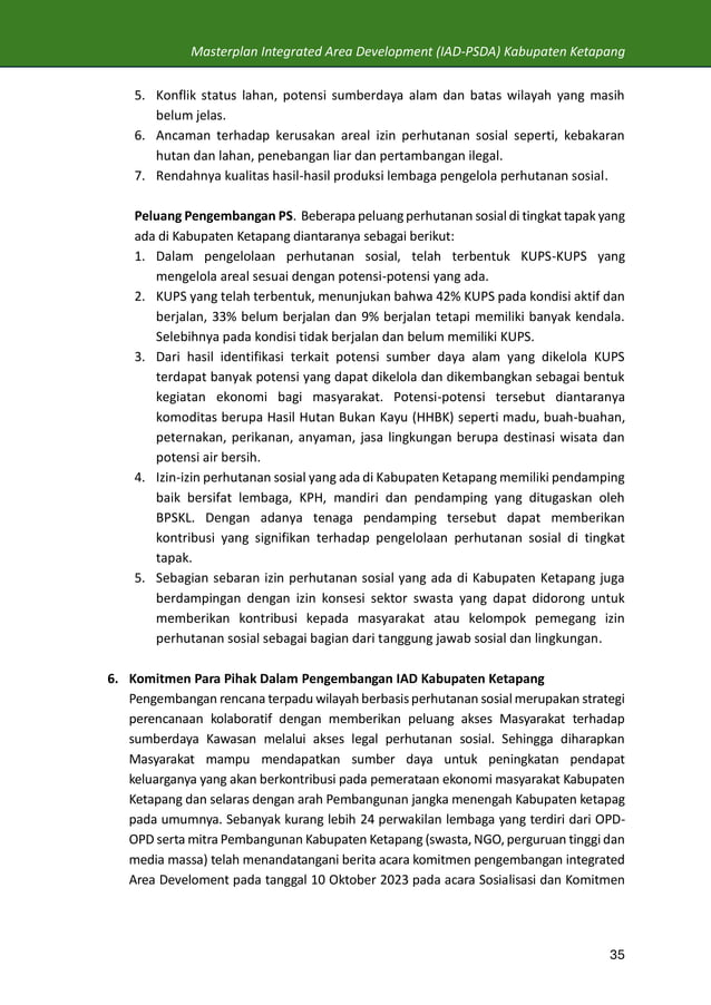 Masterplan IAD-PSDA Kabupaten Ketapang Provinsi Kalimantan Barat | PDF
