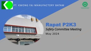 P2K3 MONTHLY selalu di buat agar selamat | PPT