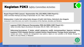 P2K3 MONTHLY selalu di buat agar selamat | PPT