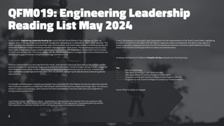 20240608 QFM019 Engineering Leadership Reading List May 2024 | PPT ...