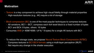 Neural Texture Block Compression (MAM-MANER Workshop at EGSR 2024) | PDF