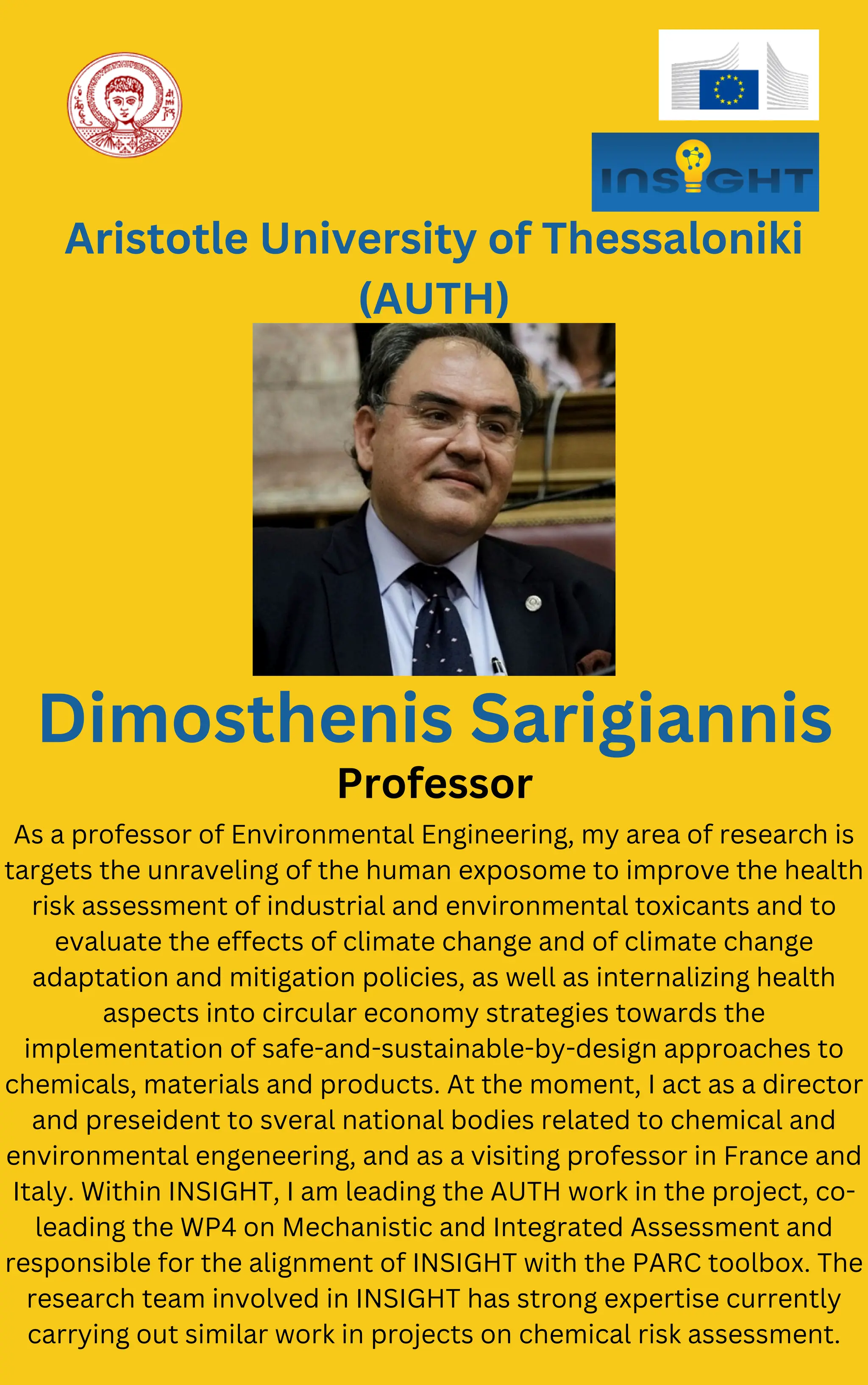 INSIGHT Partner Profile Aristotle University of Thessaloniki (AUTH) | PDF