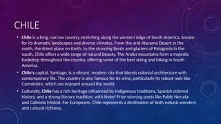 America: Presentation of Chile and Colombia | PPTX