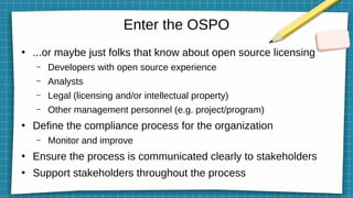 Shifting Open Source Compliance Activities Left | PPT