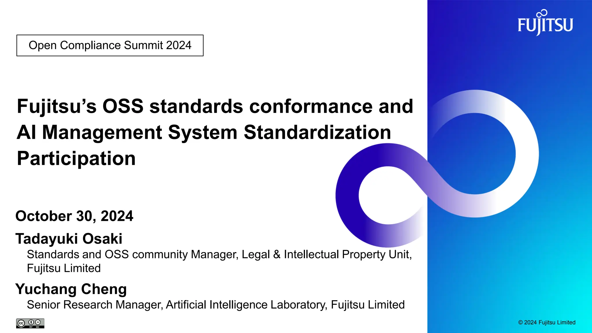 Fujitsu’s OSS standards conformance and AI Management System ...