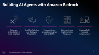 Automated Workflows and AI Agents with Amazon Bedrock | PDF
