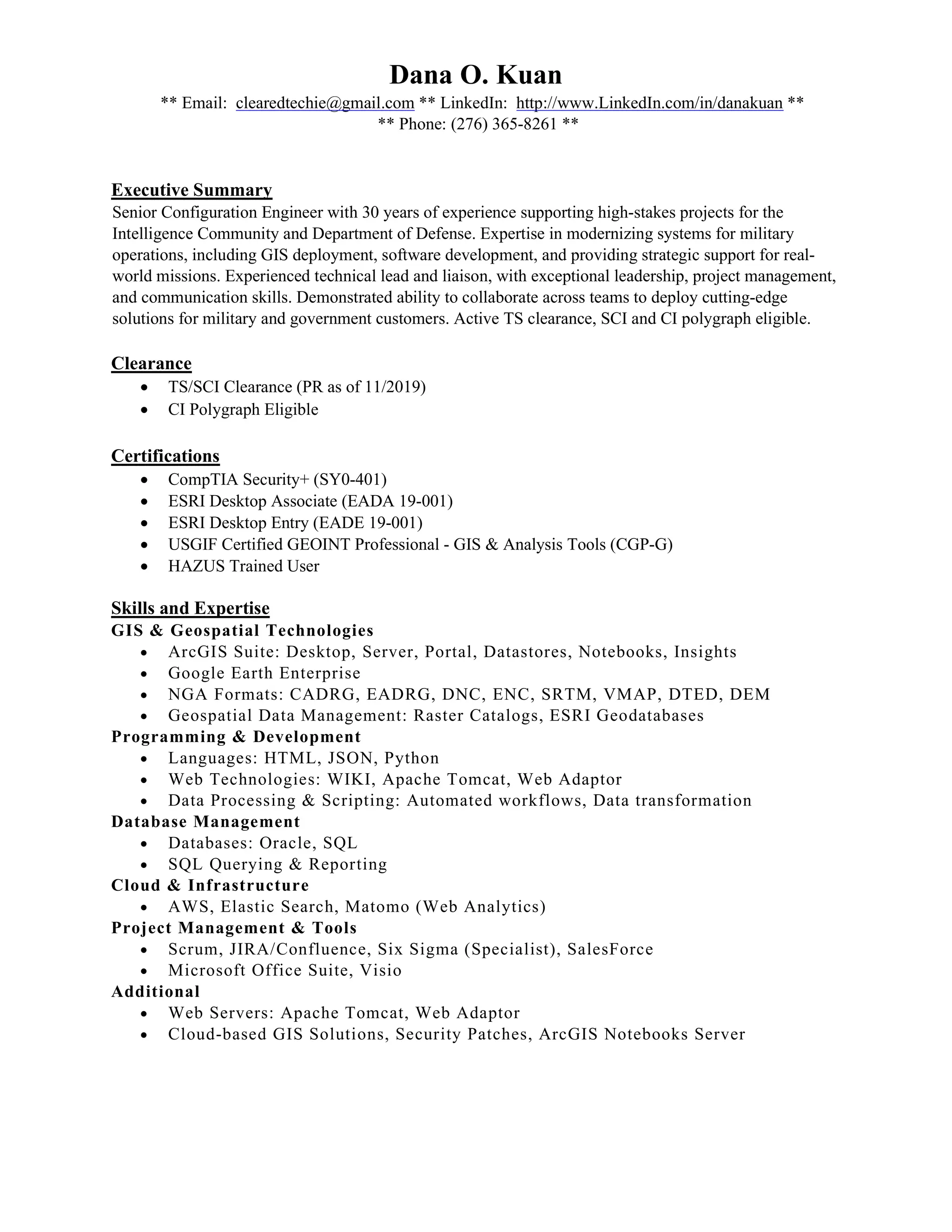 Senior Configuration Engineer with 30 years of experience | PDF