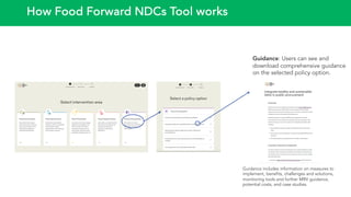Food Forward Nationally Determined Contributions (NDCs): Enhancing ...