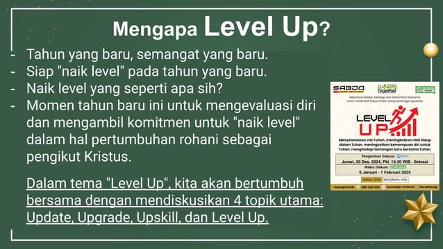Kelompok Growing Together: Penjelasan Bahan: Level Up | PDF