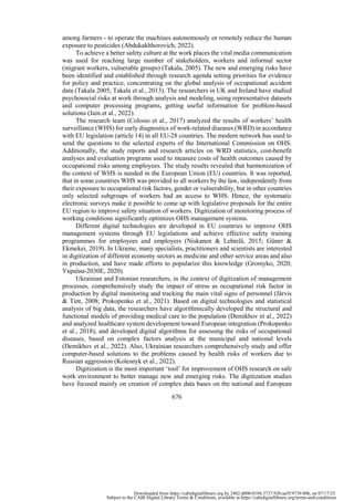 OHS (Ocupatuonal Health and Safety) reso | PDF